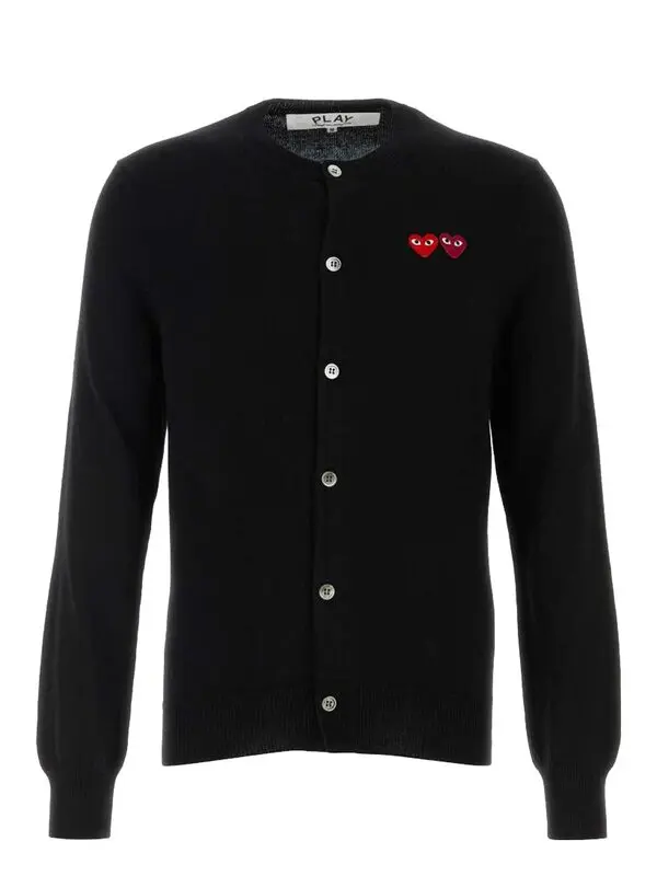 Play Comme Des Garcon Cardigan - Black