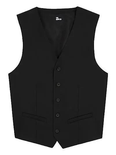 The Kooples Slim-fit Wool Waistcoat - Bla01