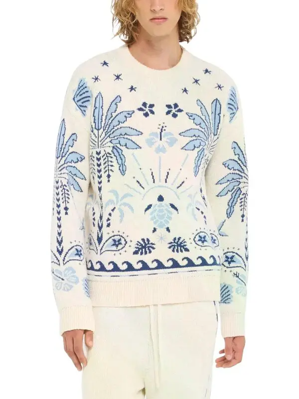 Alanui Echoes Of The Island Sweater - Neutrals