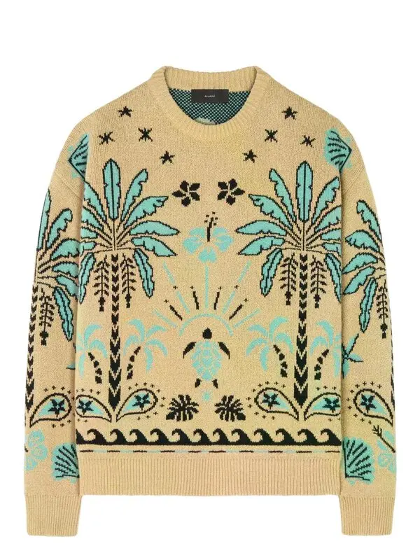 Alanui Echoes Of The Island Sweater - Neutrals