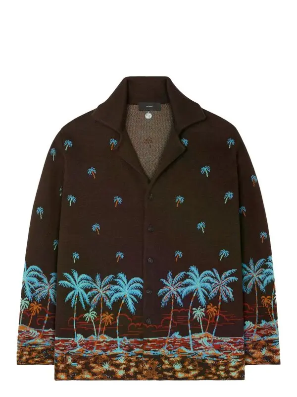 Alanui The Tale Of Hawaiian Palm-tree Shirt - Brown