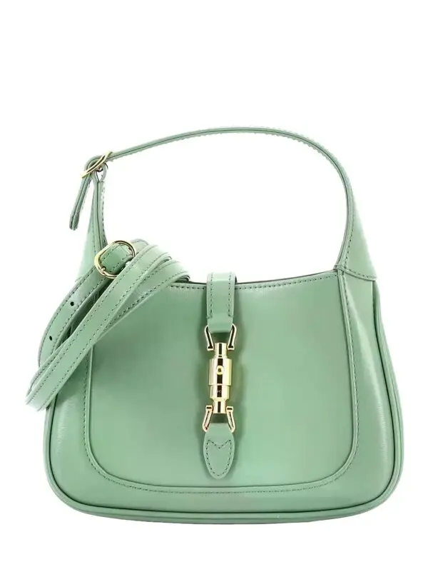 Gucci Jackie 1961 Leather Mini Hobo Bag - Green