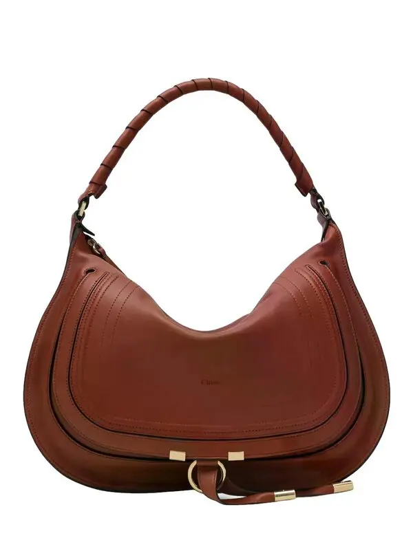 Chloé Medium Marcie Twisted-strap Tote Bag - Brown