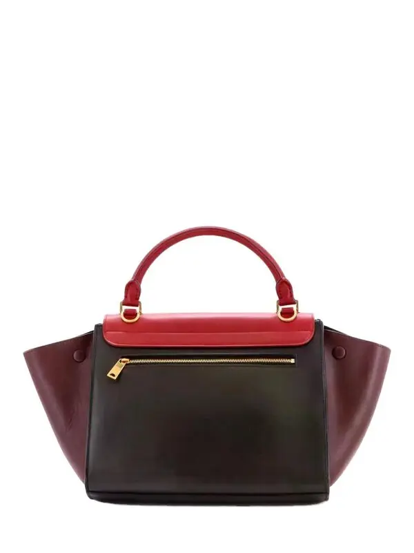 Celine Tricolor Trapeze Large Satchel - Multicolour