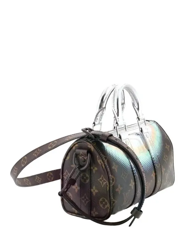 LOUIS VUITTON Keepall Bandouliere Limited Edition Metallic Nebula Monogram Canvas 25 Satchel - Multicolour