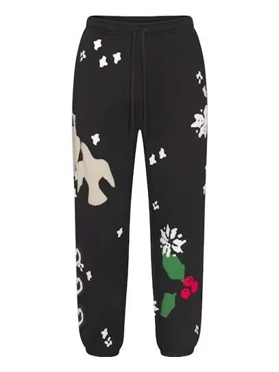 SKIMS X Cactus Plant Flea Market Heavyweight Fleece Jogger - Onyx Dove Print