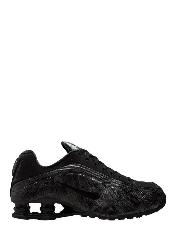Nike Shox R4 Snakeskin Sneakers - Black/metallic Silver