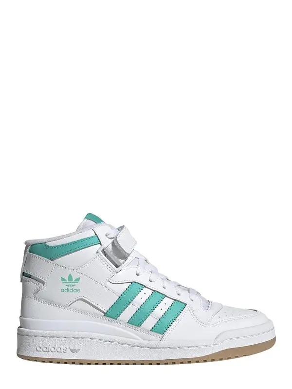 Adidas Forum Mid Sneakers - Cloud White/mint Rush/gum
