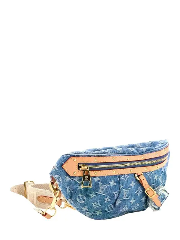 LOUIS VUITTON High Rise Bum Bag Monogram Denim - Blue