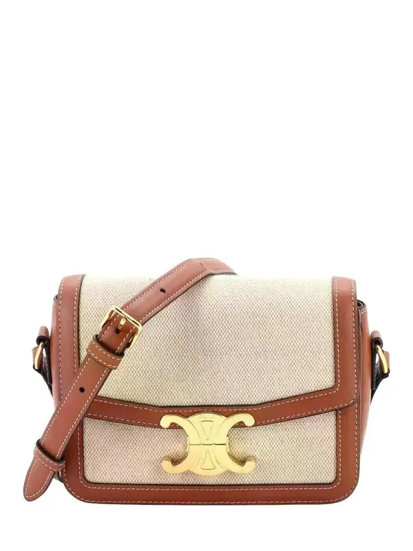 Celine Triomphe Teen Crossbody Bag - Neutrals