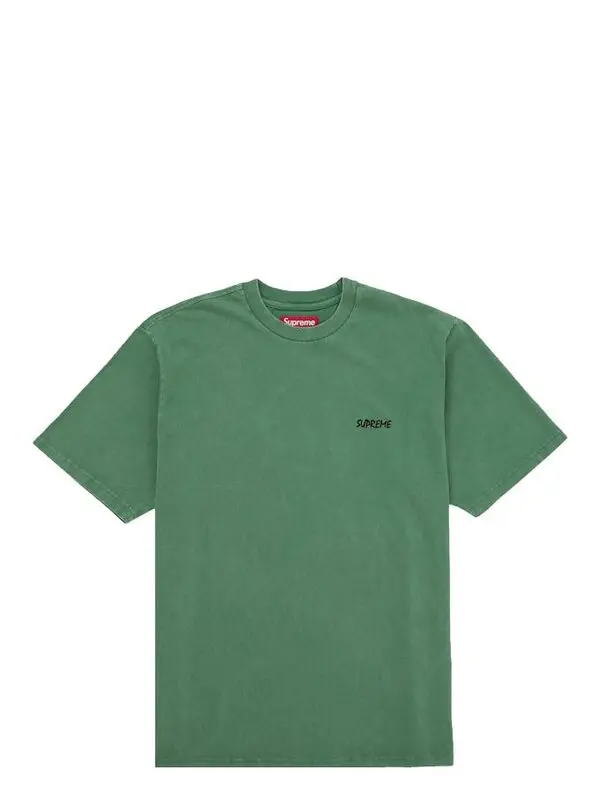 Supreme Washed Short Sleeve Top - Green