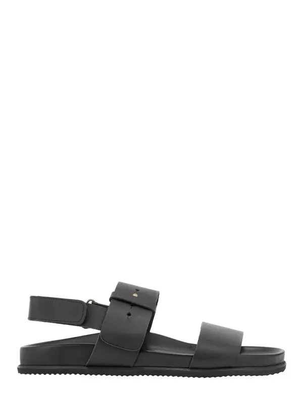 ANCIENT GREEK SANDALS Narkisos Sandals - Black