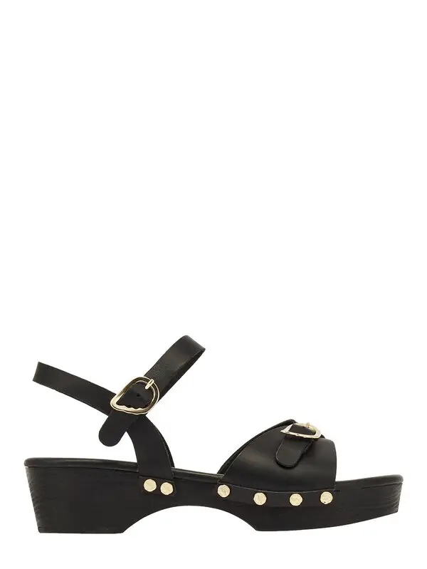 ANCIENT GREEK SANDALS Irini Clog - Black