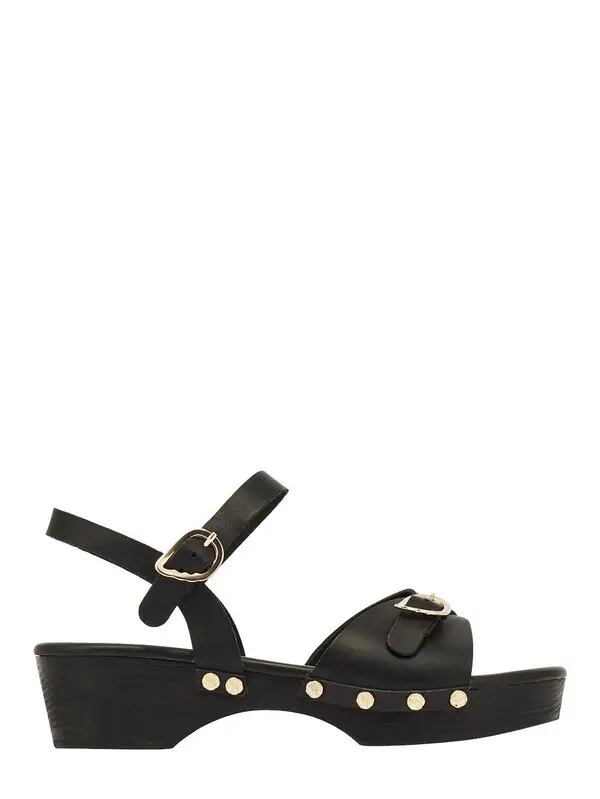 ANCIENT GREEK SANDALS Irini Clog - Black