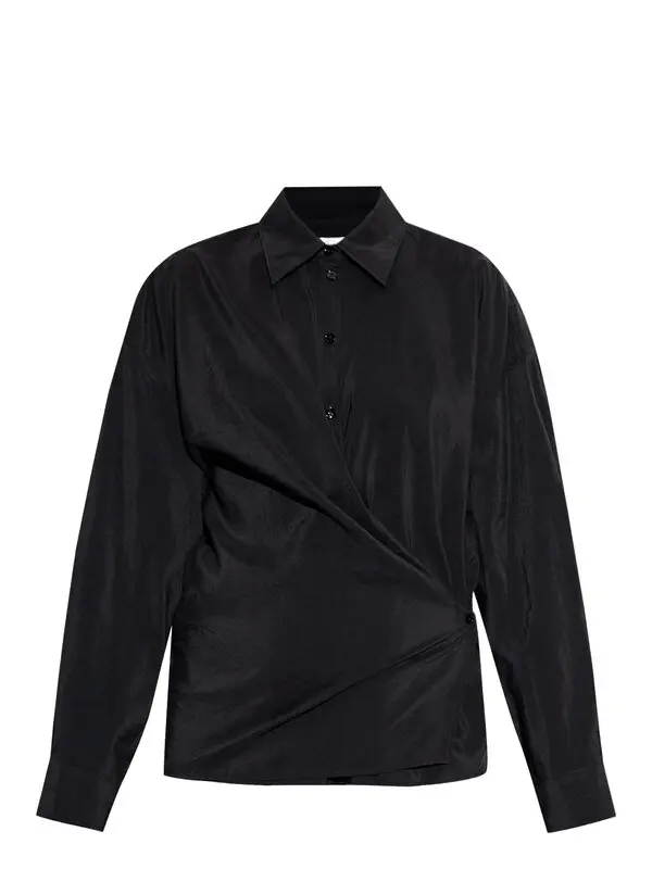LEMAIRE Silk Shirt - Black