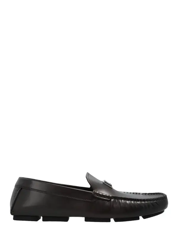 Dolce & Gabbana Leather Loafers - Brown