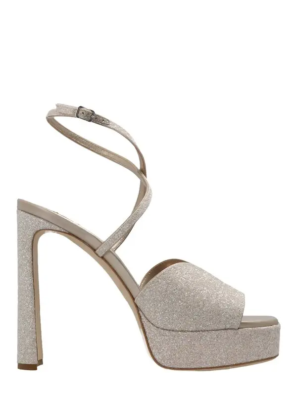 JIMMY CHOO Karli Platform Sandals - Cream
