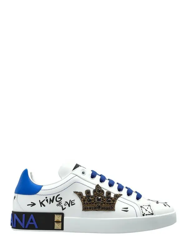 Dolce & Gabbana Portofino Low-top Sneakers - White
