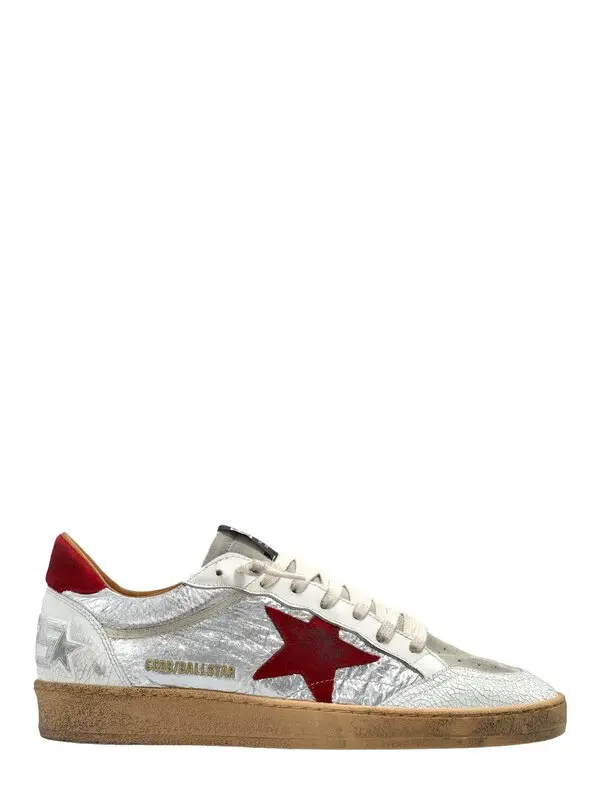 Golden Goose Ball Star Sneakers - Silver