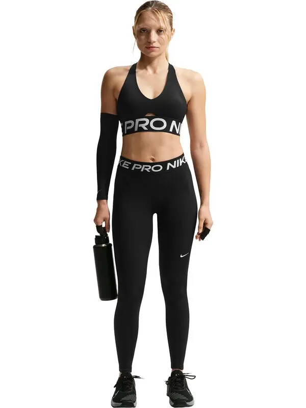 Nike Pro Mid-rise Full-length Leggings - Black