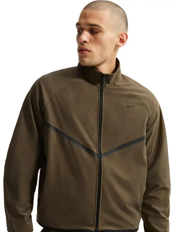 Nike Sportswear Tech Dri-fit Shori Knit Track Jacket - Brown