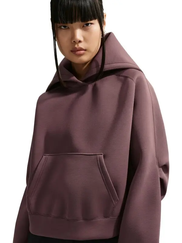 Nike Sportswear Oversized Fleece Pullover Hoodie - Purple