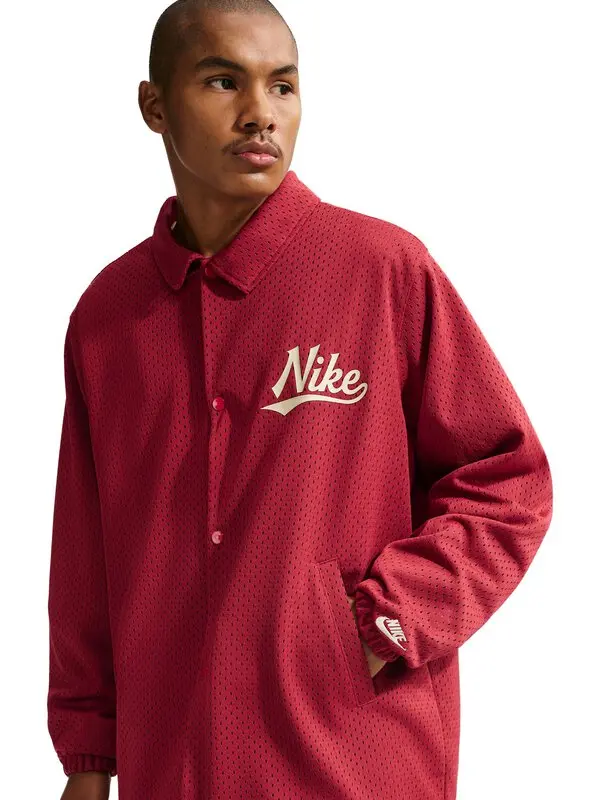 Nike Club Coaches Jacket - Red