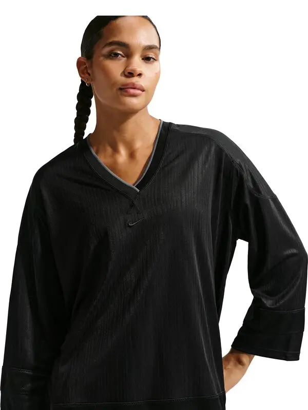 Nike Sportswear Oversized Jersey Tunic - Black