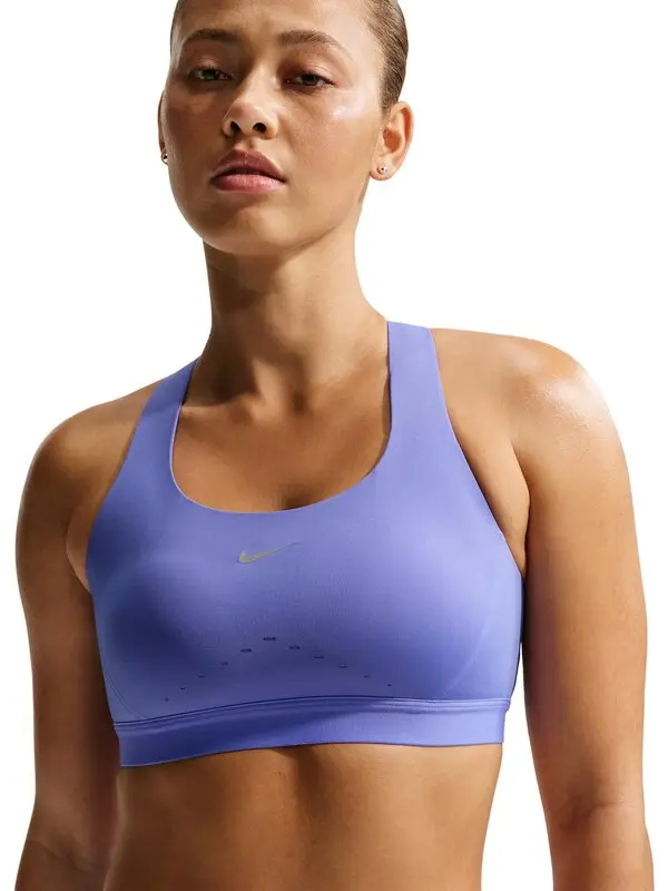 Nike Swift High-support Lightly Lined Sports Bra - Blue