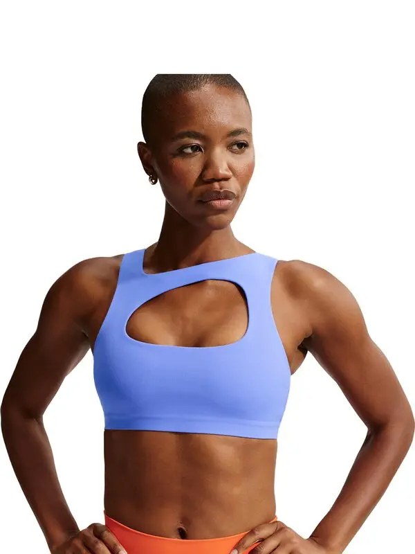 Nike Zenvy Light-support Lightly Lined Sports Bra - Blue