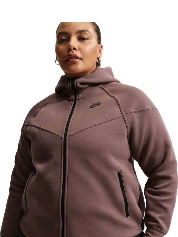 Nike Sportswear Tech Fleece Windrunner Full-zip Hoodie - Brown