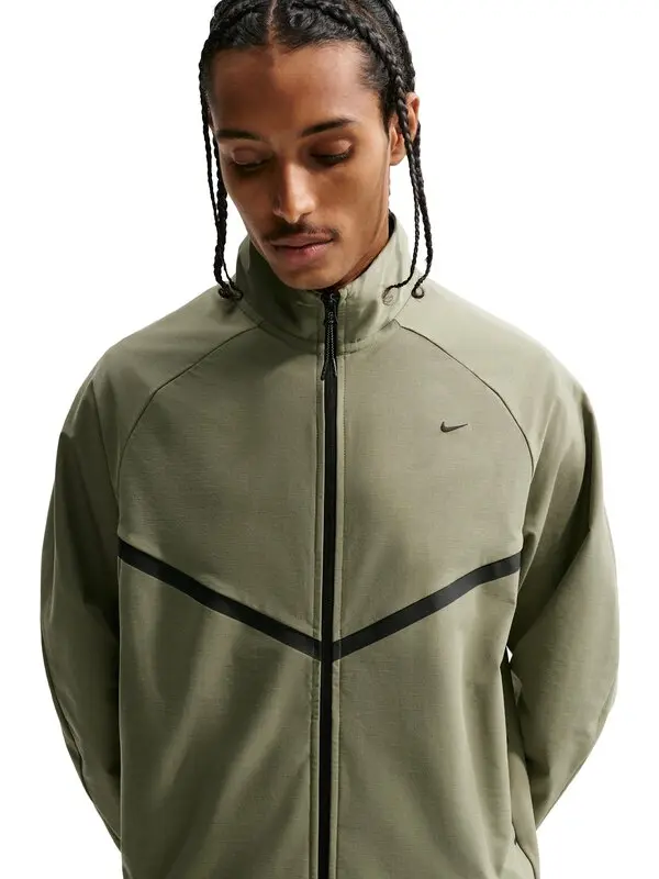 Nike Sportswear Tech Dri-fit Shori Knit Track Jacket - Grey