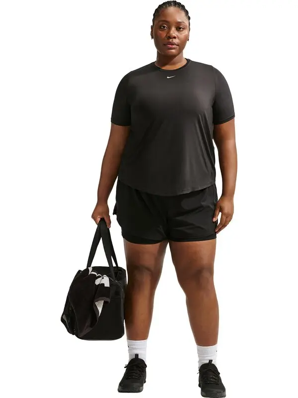 Nike Dri-fit One High-waisted 3" 2-in-1 Shorts - Black