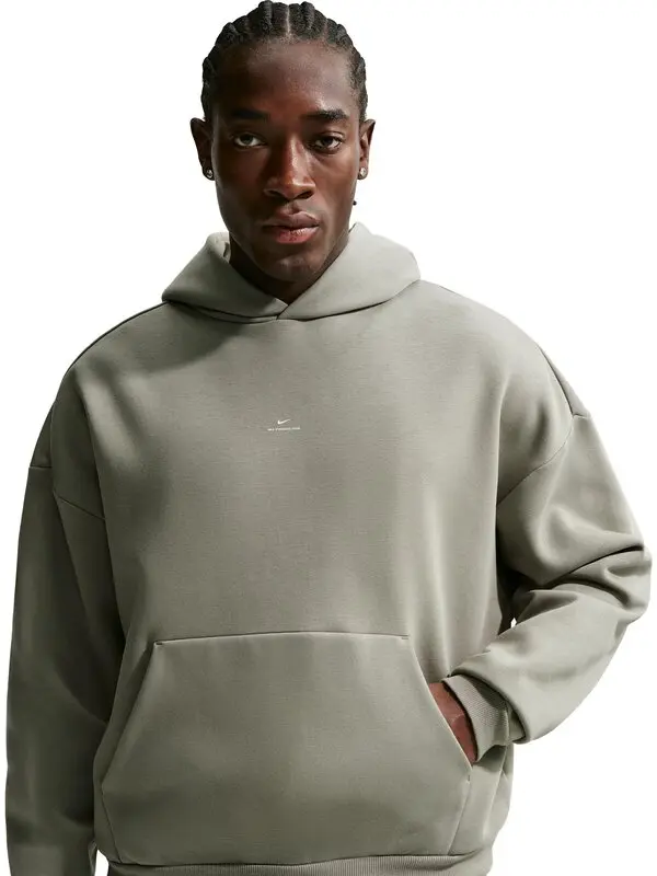 Nike Standard Issue Therma-fit Brushed Basketball Pullover Hoodie - Grey