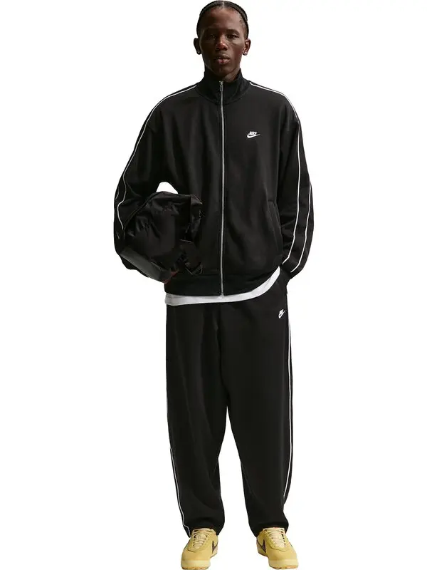 Nike Sportswear Club Oversized Knit Track Pants - Black