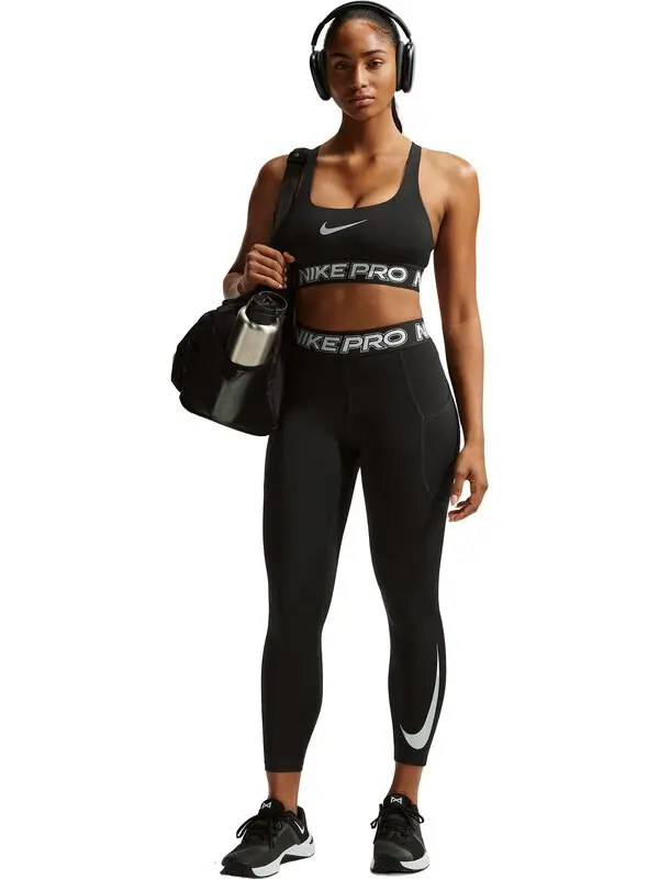 Nike Pro Mid-rise 7/8 Leggings - Black