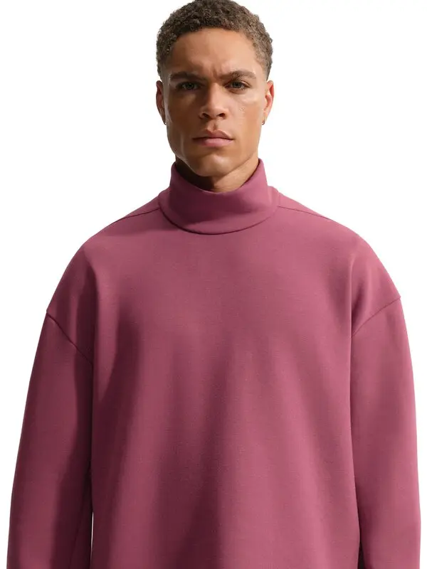 Nike 24.7 Impossiblysoft Dri-fit Turtleneck - Red