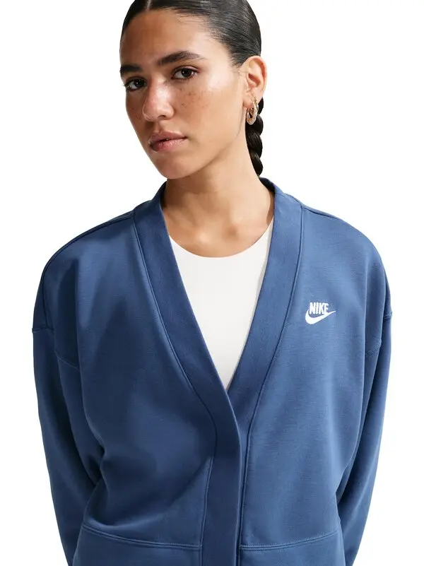 Nike Sportswear Club Fleece Loose Cardigan - Blue
