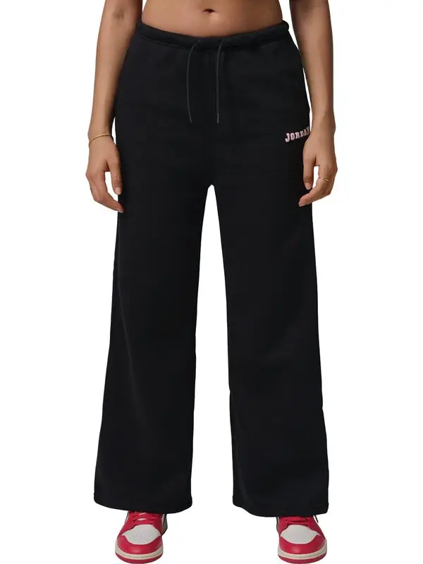 JORDAN Brooklyn Fleece Pants - Black