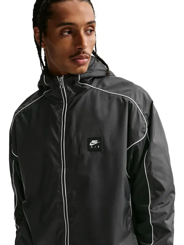 Nike Air Full-zip Hybrid Utility Jacket - Black