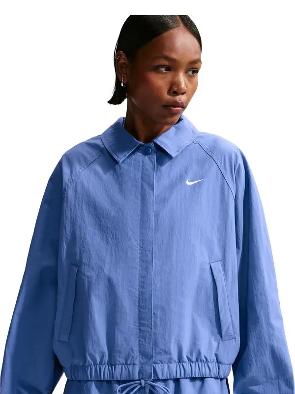 Nike Sportswear Oversized Coaches Jacket - Blue