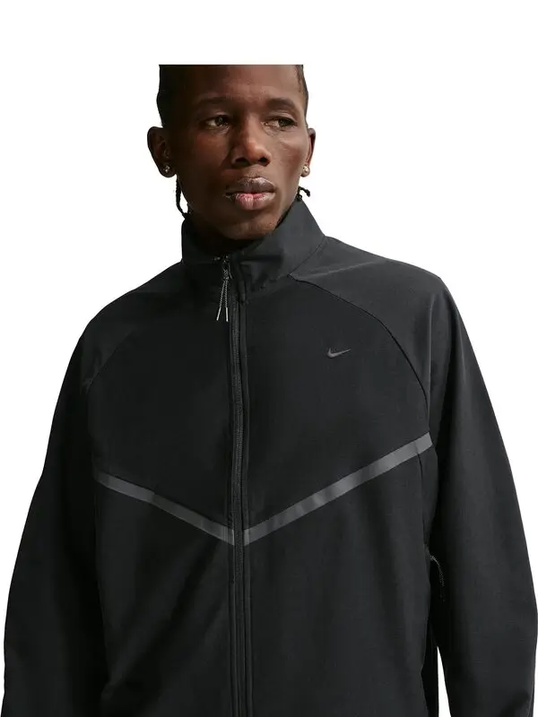 Nike Sportswear Tech Dri-fit Shori Knit Track Jacket - Black