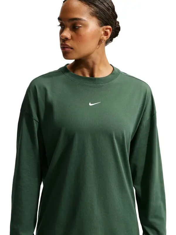 Nike Sportswear Oversized Long-sleeve T-shirt - Green