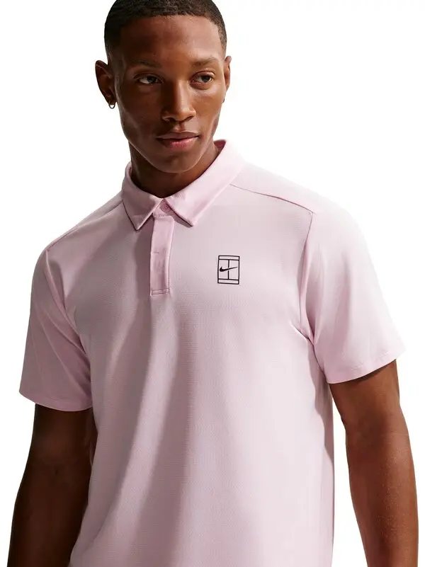 Nike Court Advantage Dri-fit Tennis Polo - Pink