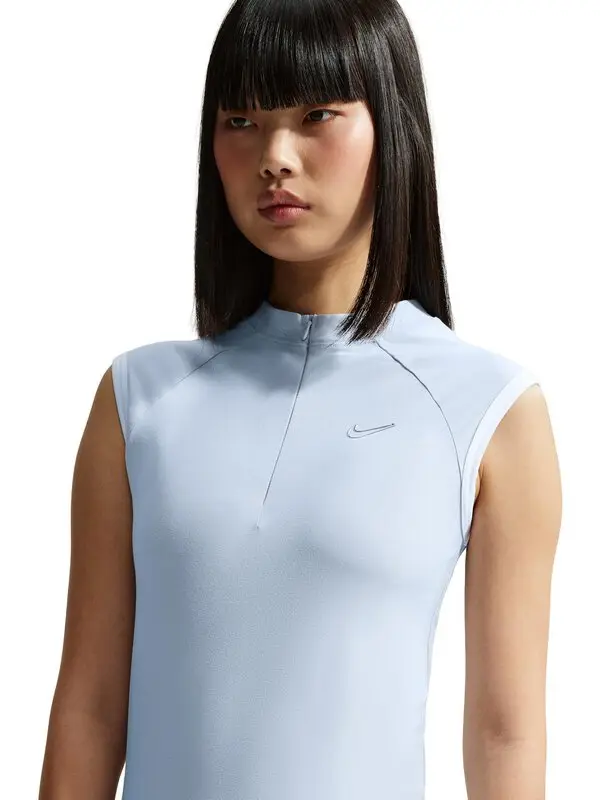 Nike Sportswear Tight Sleeveless 1/4-zip Top - Blue