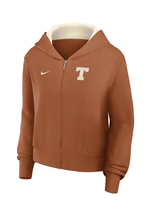 Nike Texas Mantra College Full-zip Hoodie - Orange