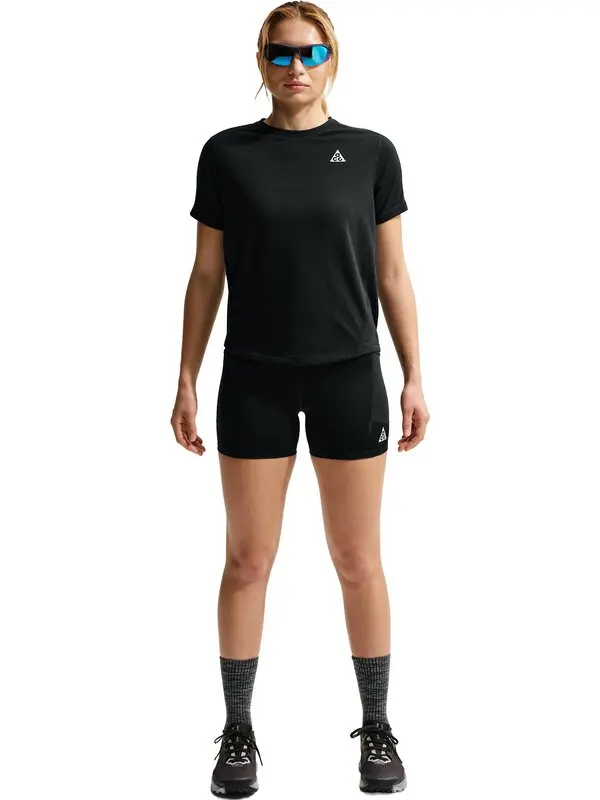 Nike Dri-fit High-waisted 4" Trail Running Shorts - Black