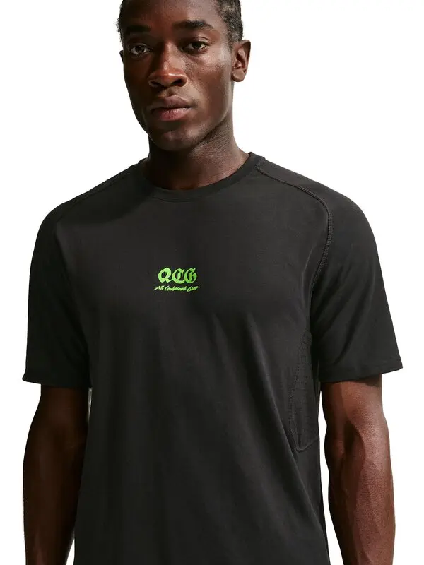 Nike Acg "solar Chase" Dri-fit Adv Top - Black