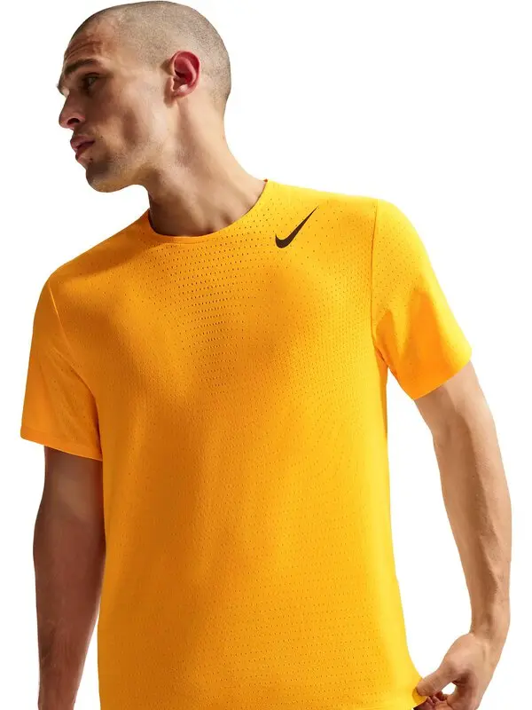 Nike Aeroswift Dri-fit Adv Short-sleeve Running Top - Orange