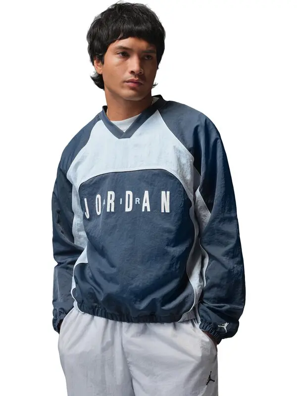 JORDAN Flight Long-sleeve Warm-up Top - Blue